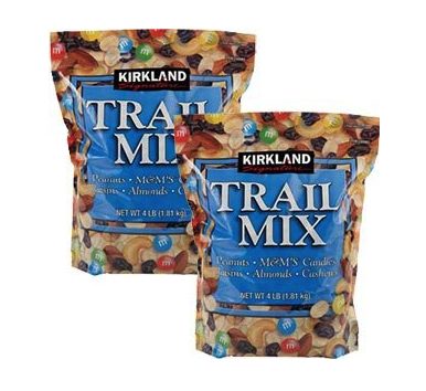 Kirkland Signature Trail Mix 4 Pounds Each (2-Pack)
